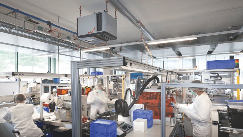 Staubbelastung bei Hamilton Medical um 73 % reduziert